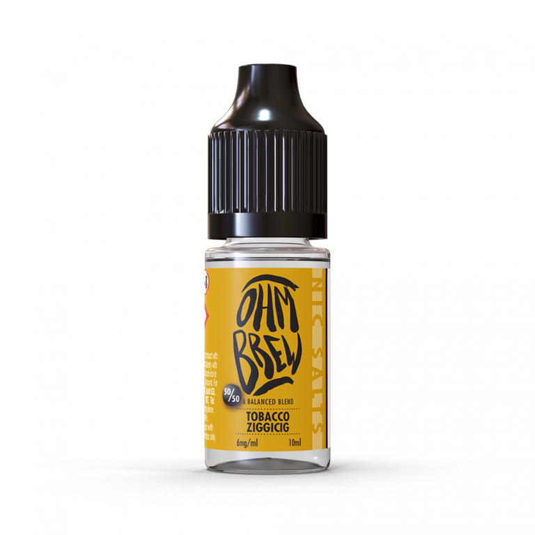 Balanced Blends - Tobacco Ziggicig Nic Salt - Ohm Brew E-Liquids